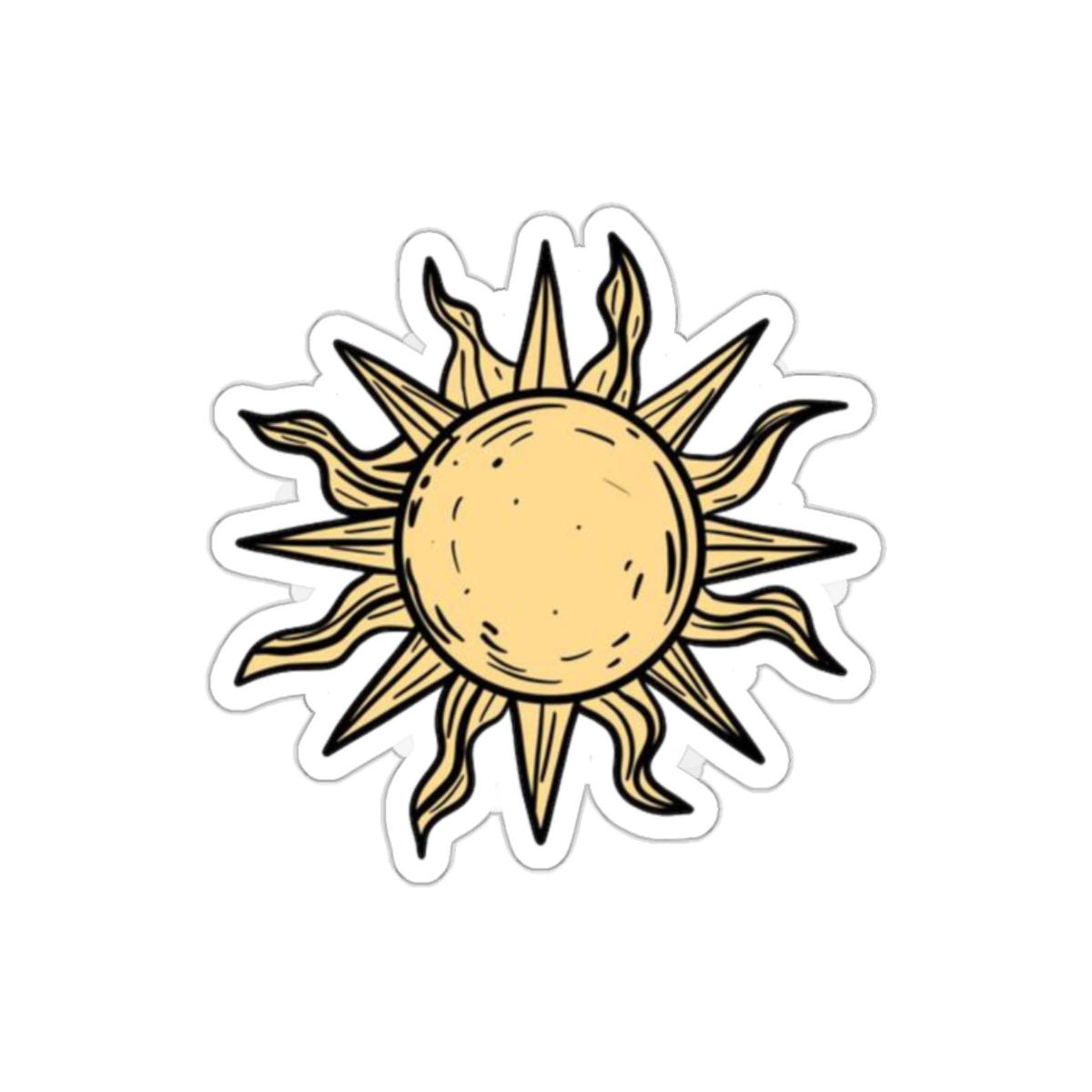 Sun Kiss-cut Stickers, Sunny Weather Decals, Outdoor Adventure Laptop ...