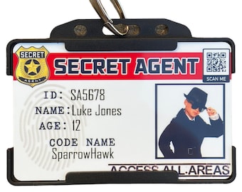 Agent Id Card - Etsy UK