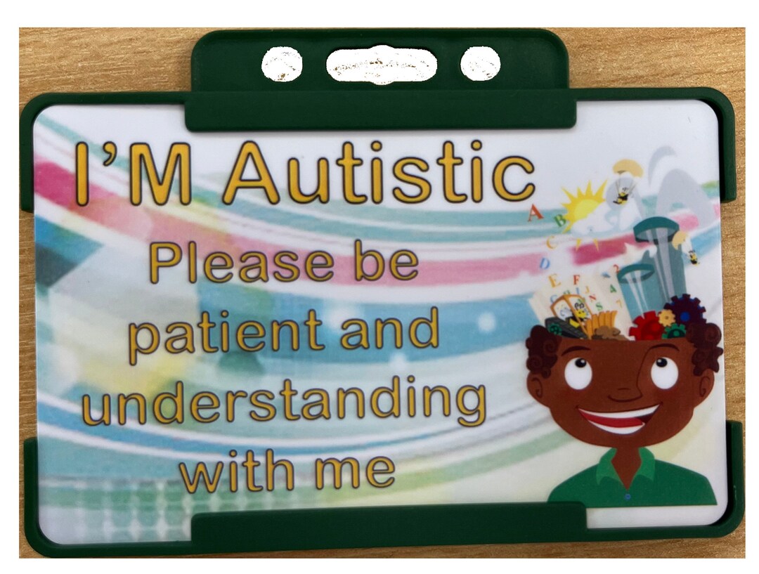 I'm Autistic Awareness ID Card & Lanyard - Etsy UK