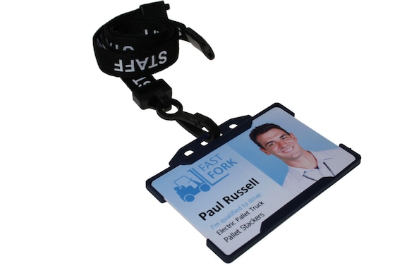 Staff ID Card Printed From Your Design or We Can Create You | Etsy