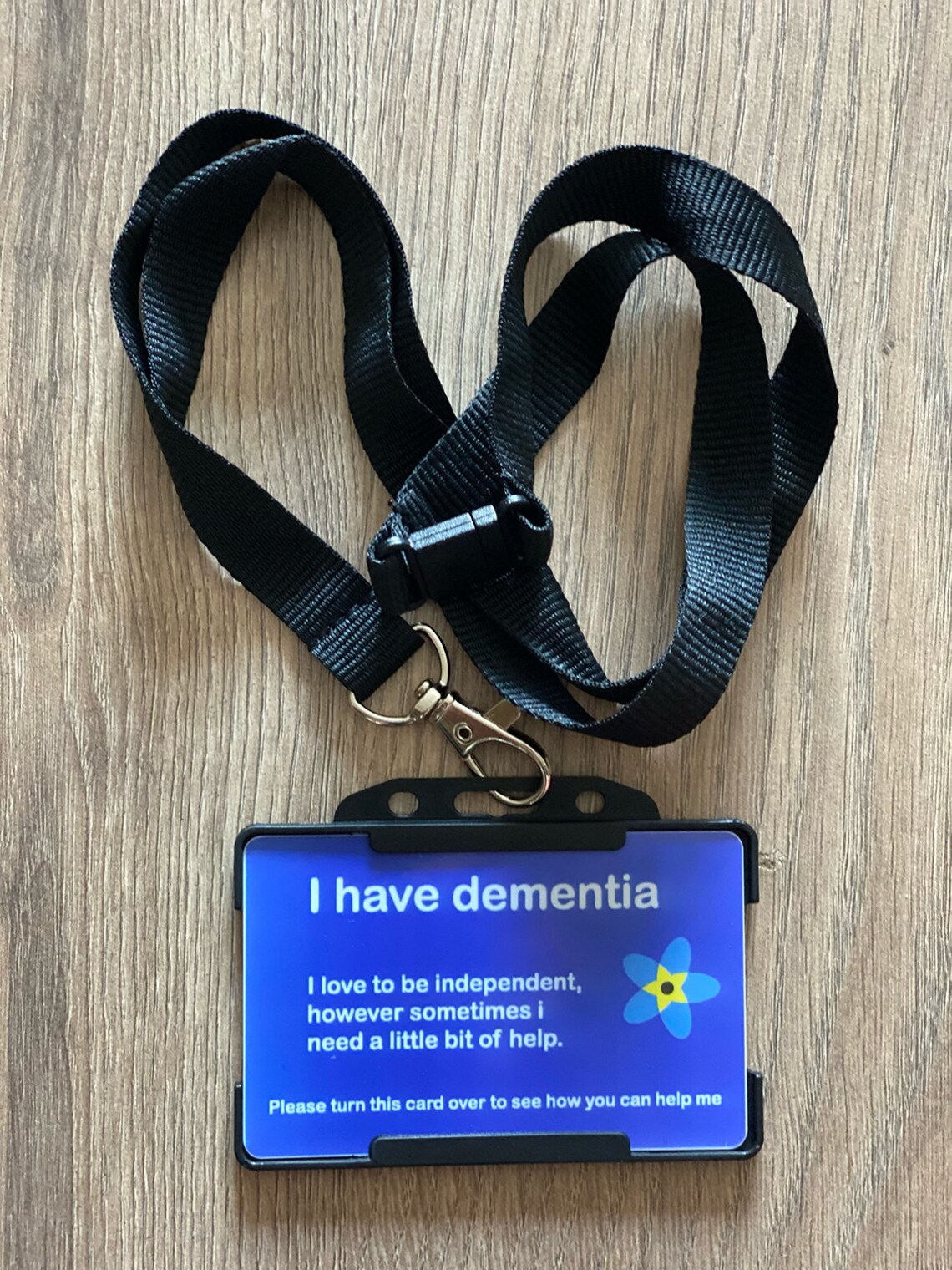 I Have Dementia Hidden Disability Awareness Card & Lanyard | Etsy