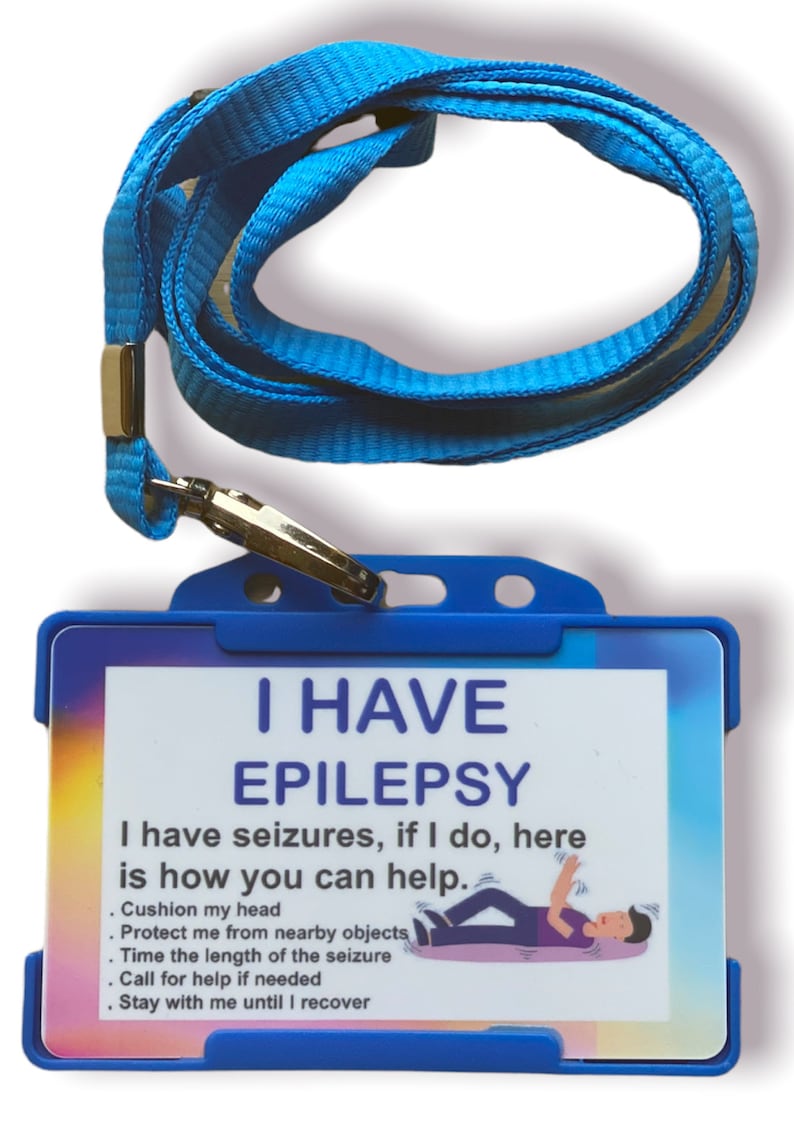 Epilepsy Awareness I Have Epilepsy Disability ID Card & - Etsy