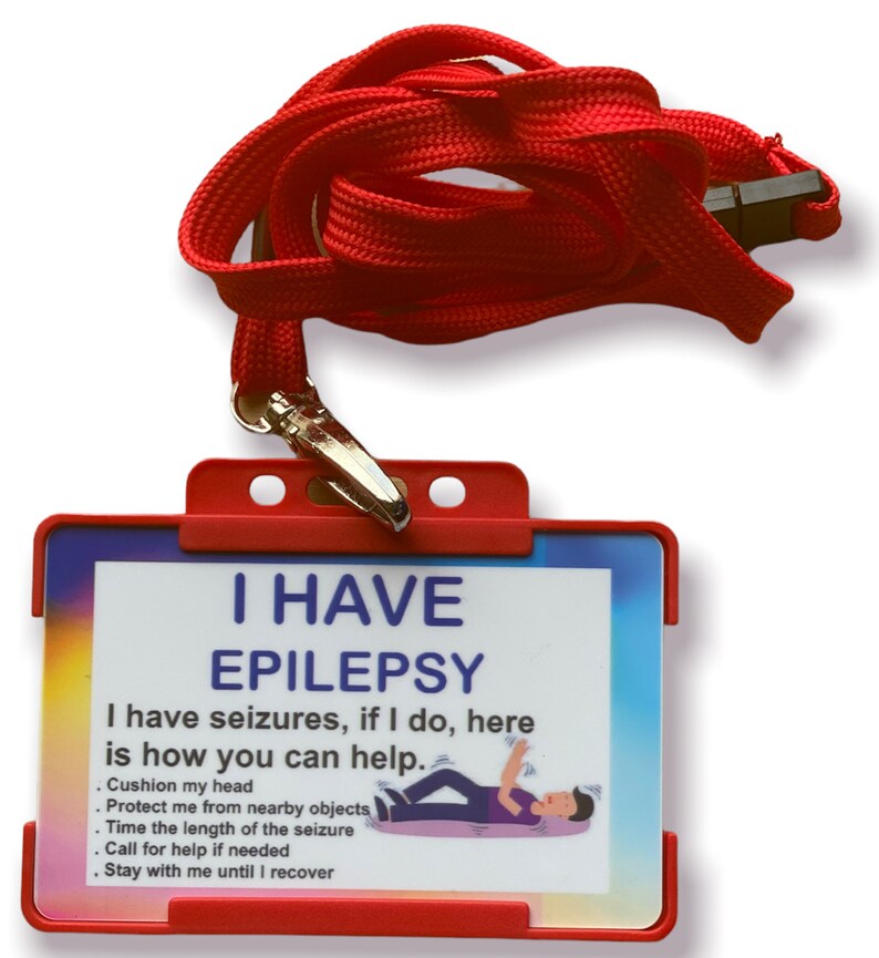 Epilepsy Awareness I Have Epilepsy Disability ID Card & - Etsy