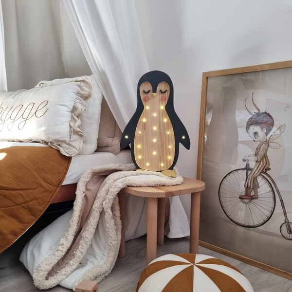 Penguin Lamp - Etsy