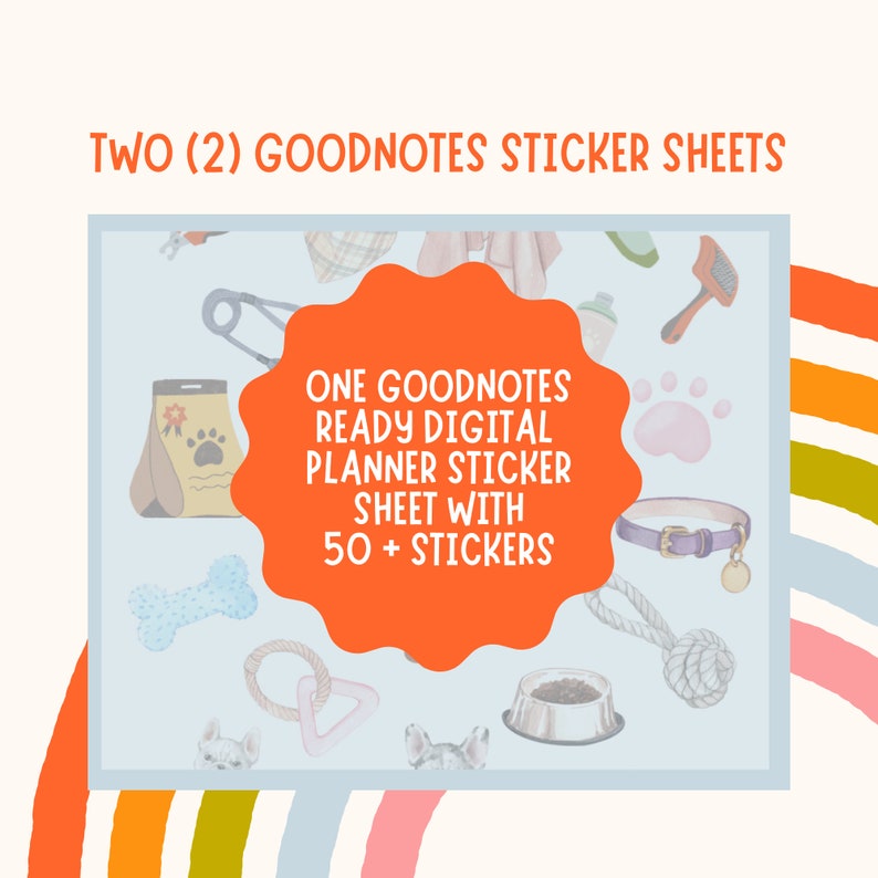 Dog Care and Scheduling Made Easy | Digital Dog Care Planner Stickers ...