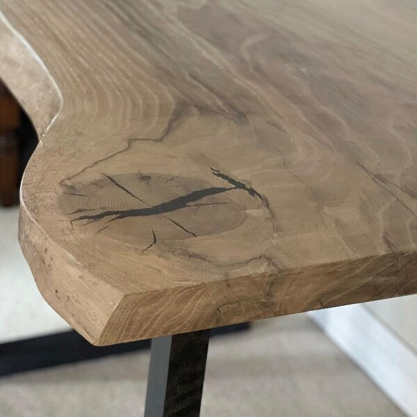 Live Edge Wood Desk - Etsy