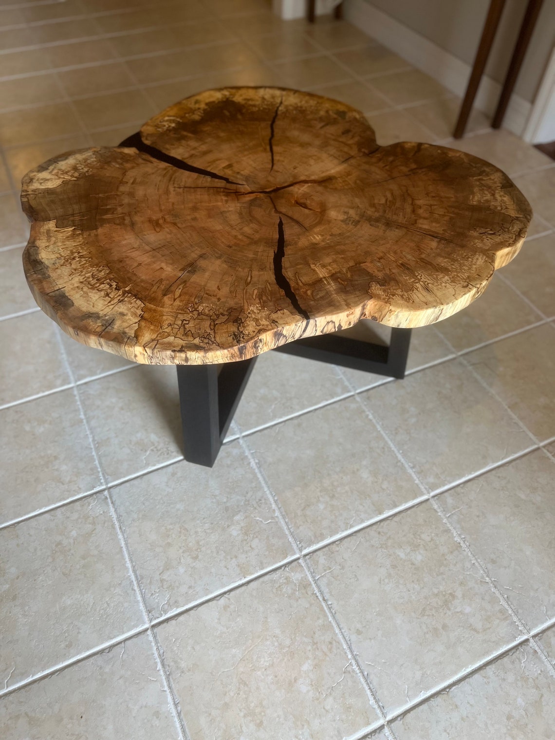 Live Edge Spalted Maple Coffee Table - Etsy