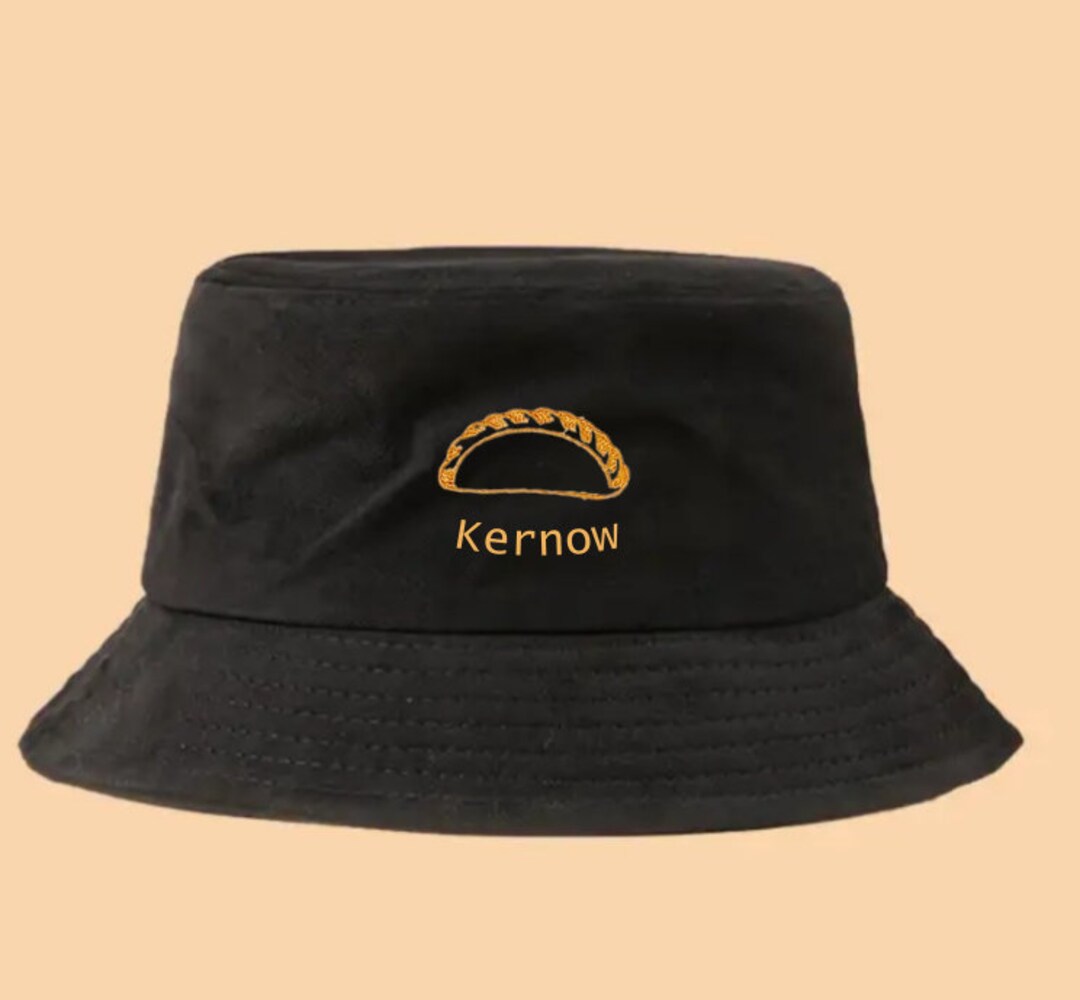 Bucket Hat. Cornish Pasty Sun Hat. Embroidered. Custom Bucket Hat ...