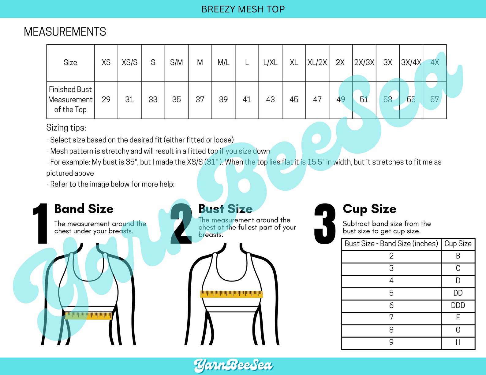 Breezy Mesh Crochet Top Pattern - Etsy