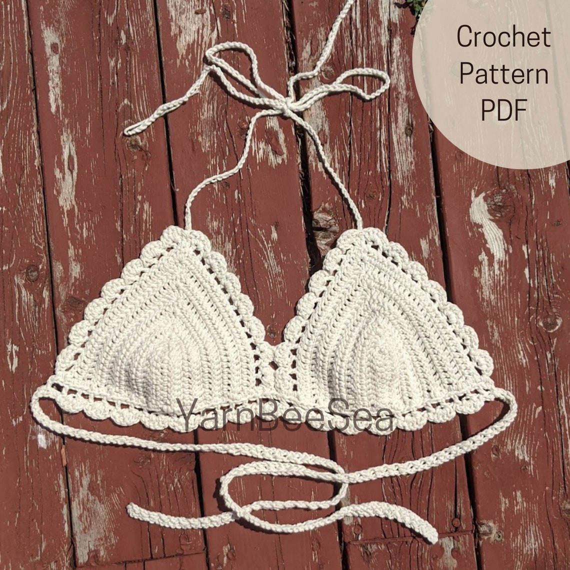 Diagonal Mesh Beach Wear Set Crochet Pattern - Etsy
