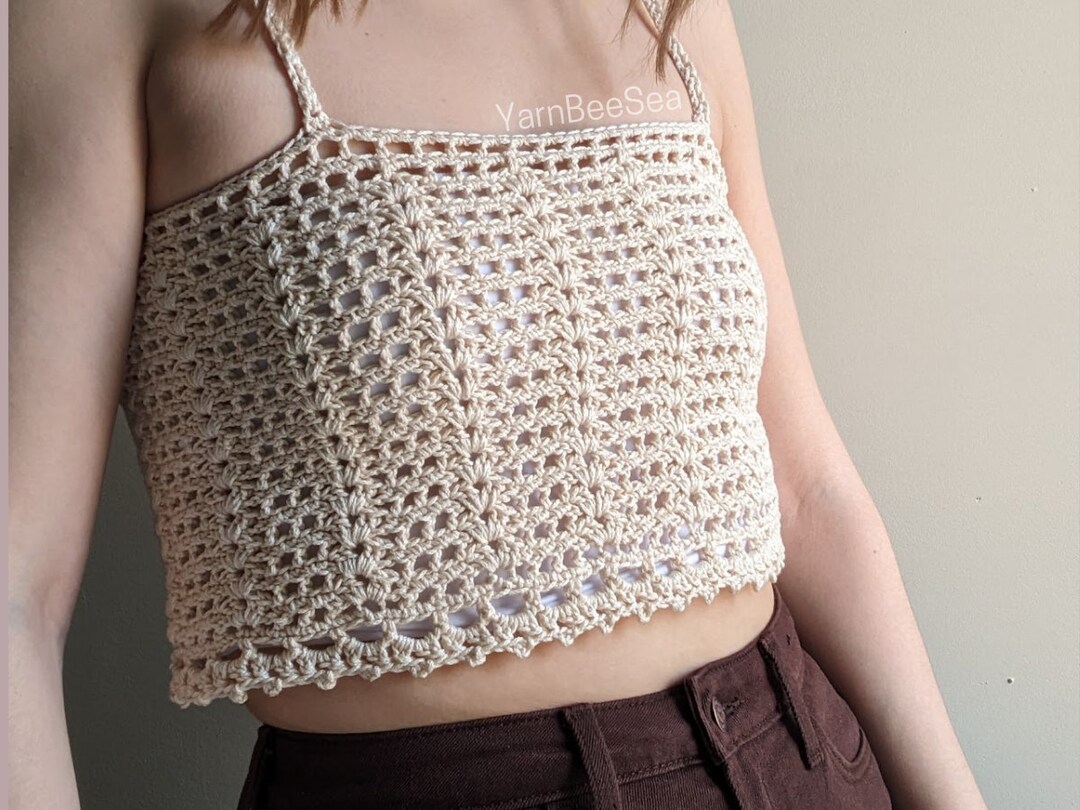 Breezy Mesh Crochet Top Pattern - Etsy