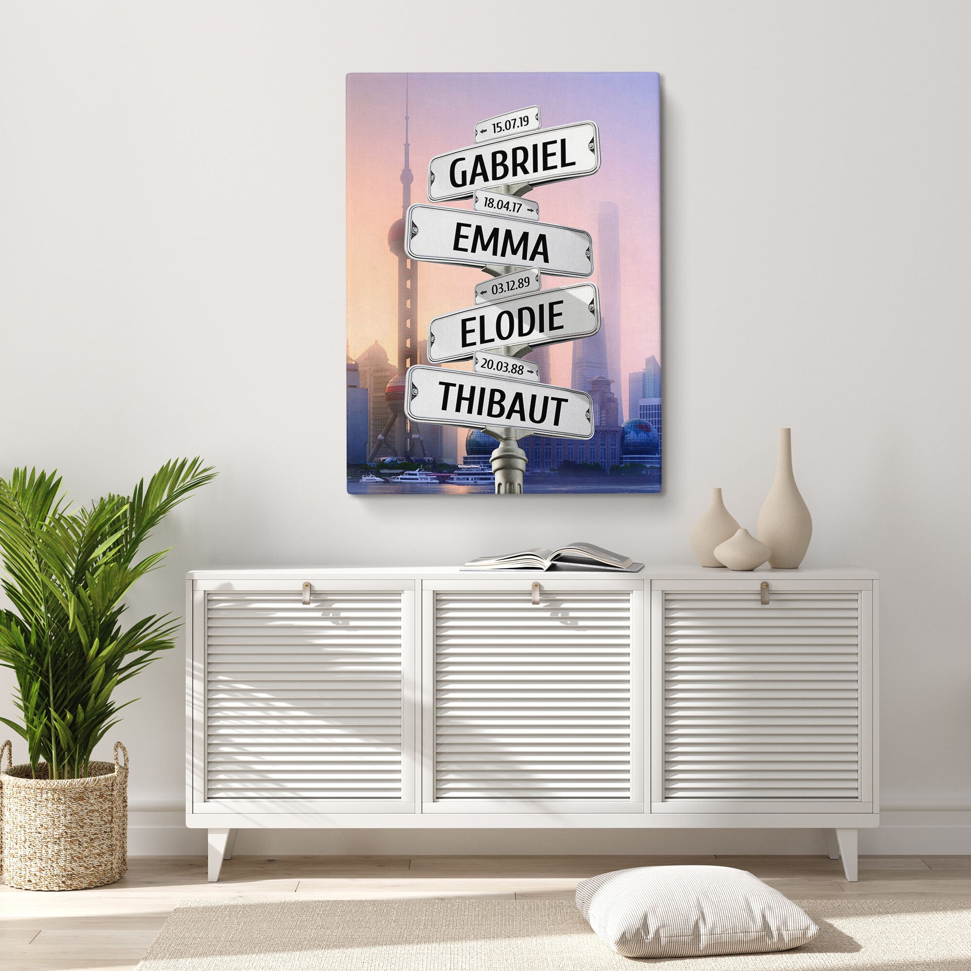 Buildings in Shangai City in China Personalised Prints Family Member ...