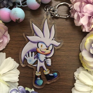 Sonic the Hedgehog - Acrylic Keychain Charm - Etsy