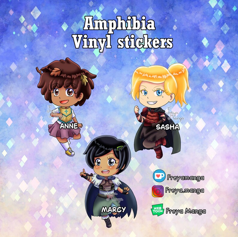 Amphibia - Vinyl Stickers! - Etsy