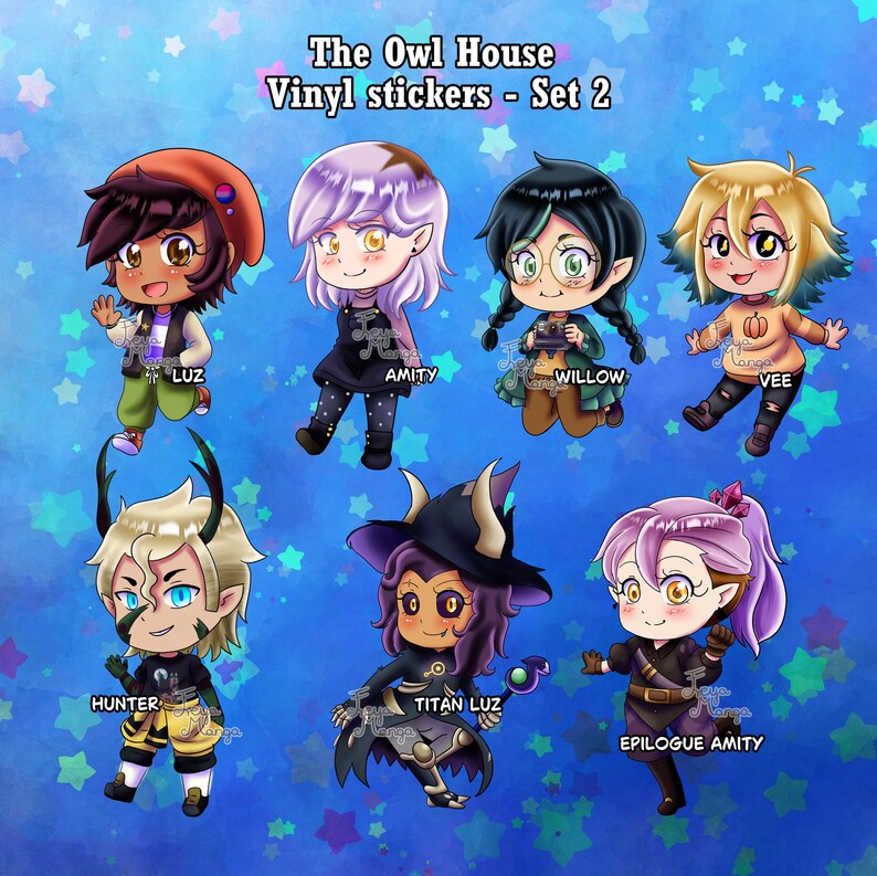 The Owl House Set2 - Vinyl Stickers - Etsy