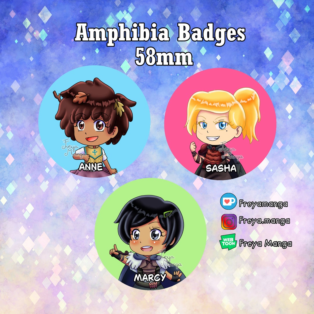 Amphibia - Badges / Buttons (58mm) - Etsy