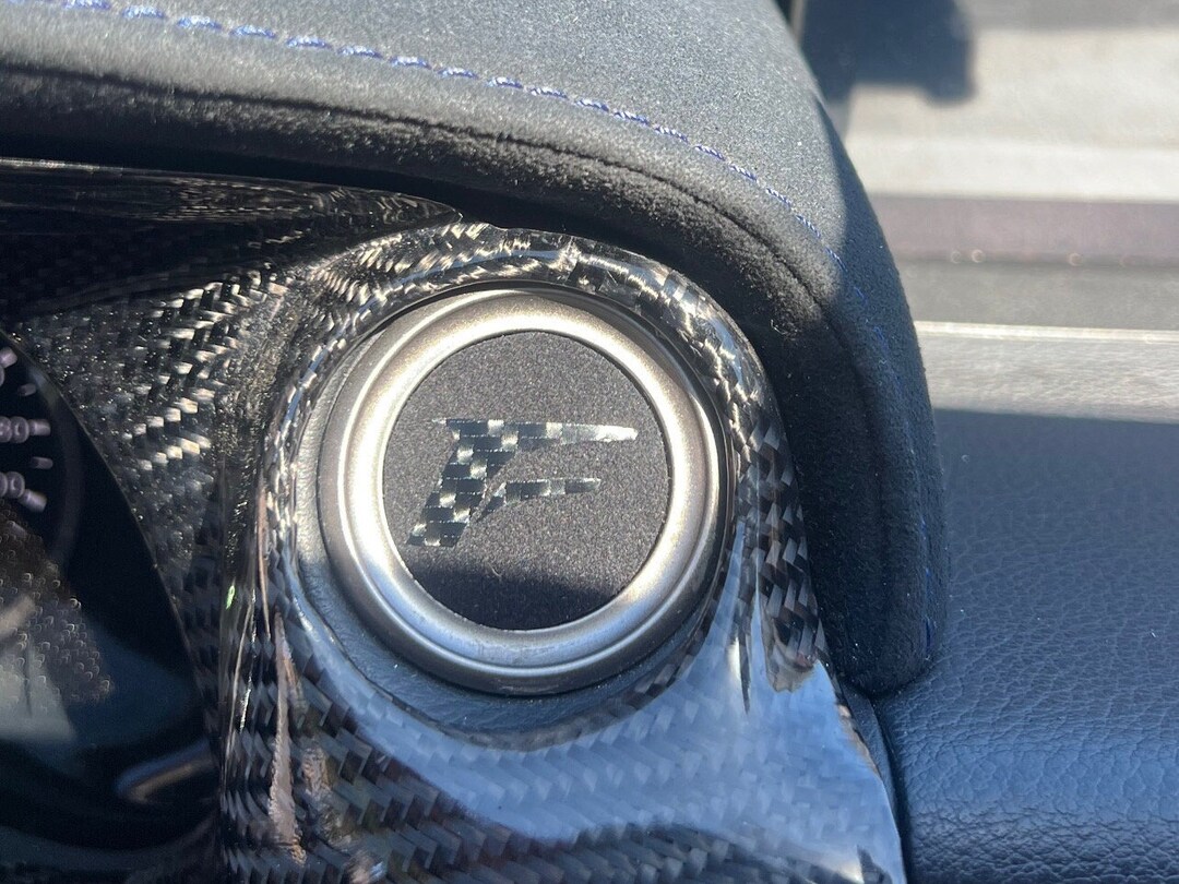 Lexus Suede Start Button Overlay Vinyl - Etsy