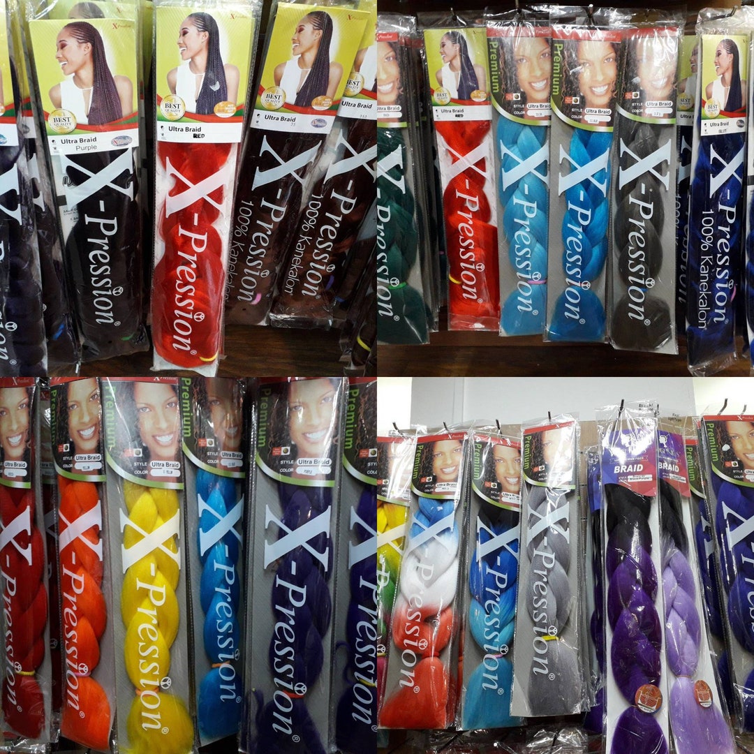 X-pression Hair Extensions - Etsy