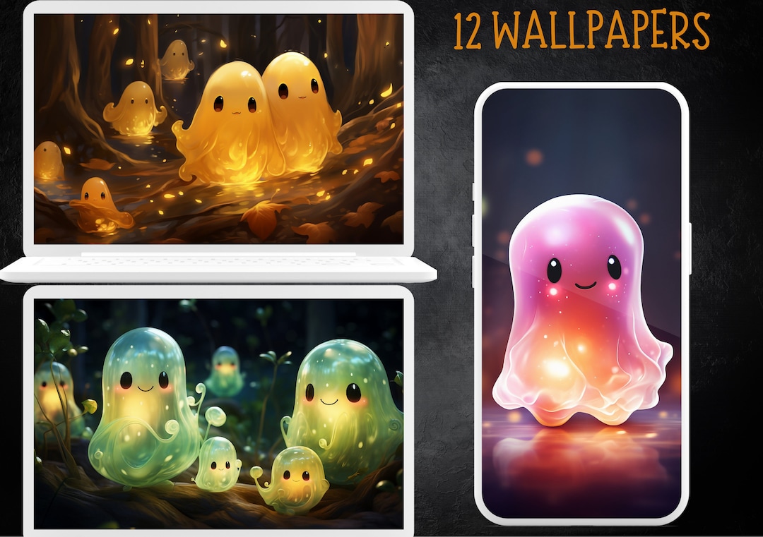 Ghost Wallpaper Cute Wallpaper Cute Ghosts Wallpaper Pink Wallpaper ...