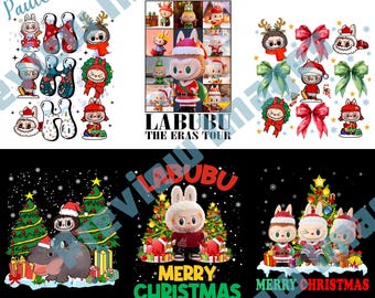 Labubu Merry Christmas Png, Labubu Monster Png, Labubu Christmas Png ...