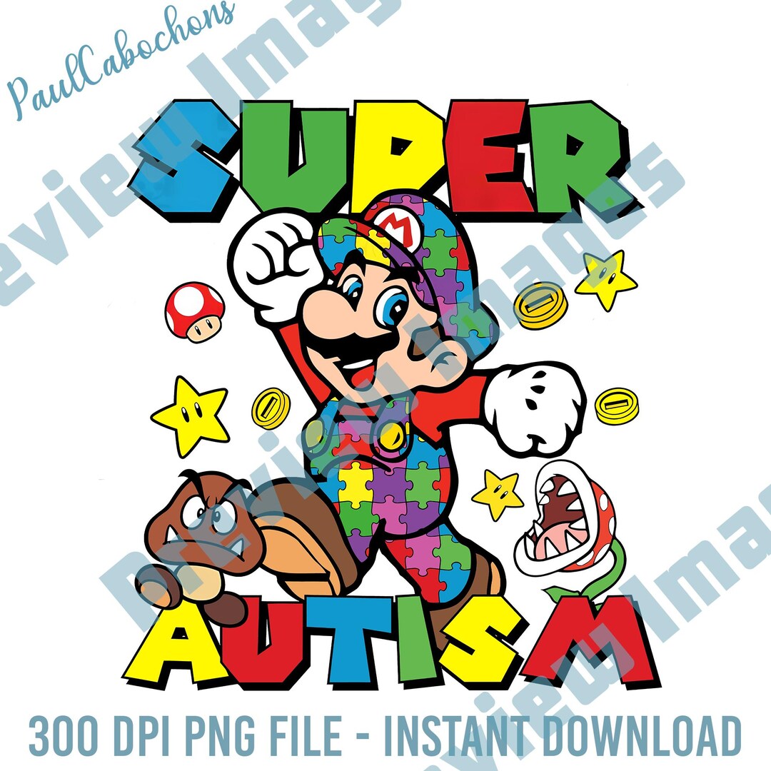 Super Autism Awareness Png, Autism Month Png, Super Puzzle Piece Png ...