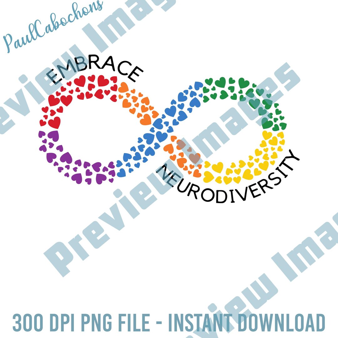 Embrace Neurodiversity Autism Awareness Png, Autism Heart Png, Autism ...