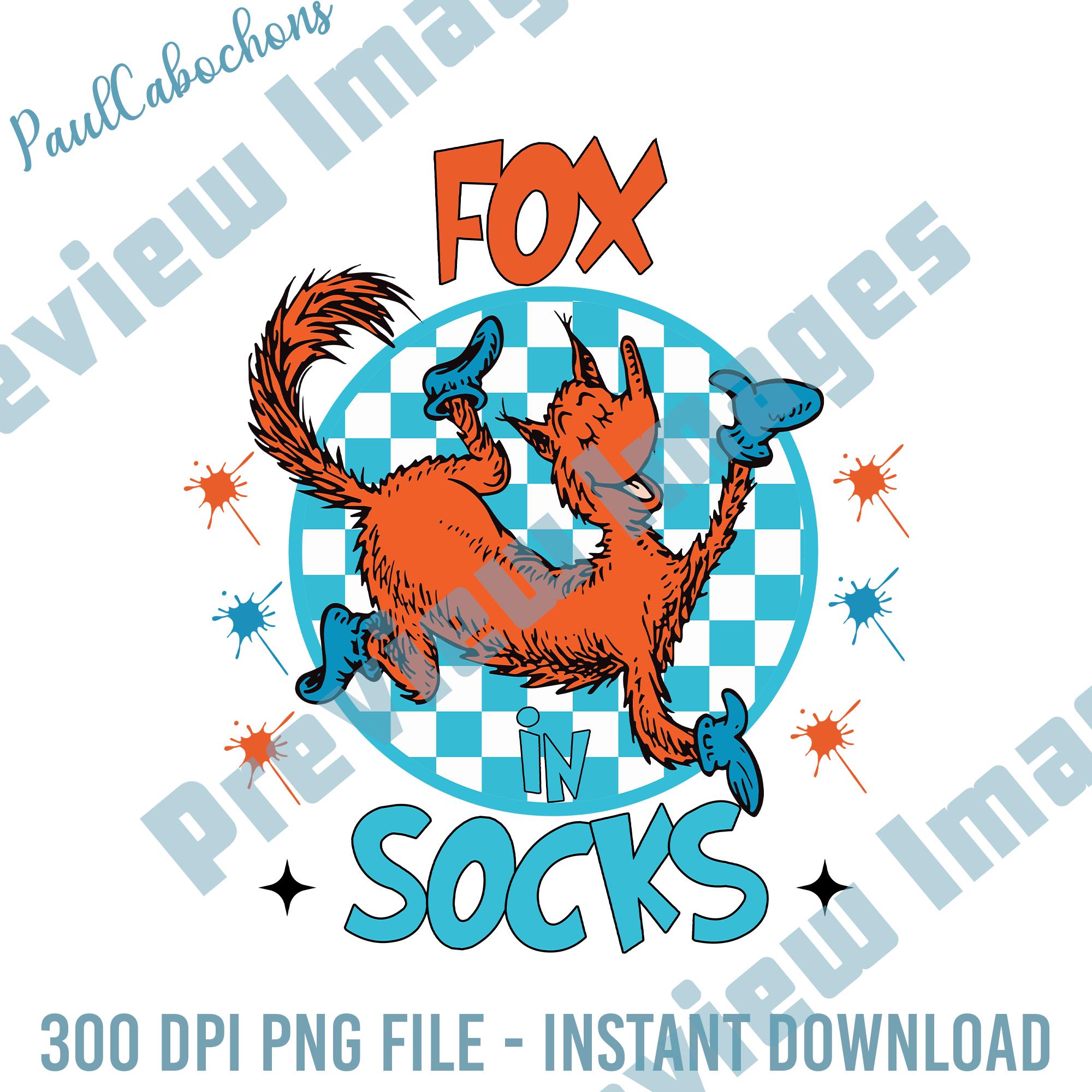 Fox in Socks Dr Seuss Png, Read Children Book Png, Thing 1 Thing 2 Png ...