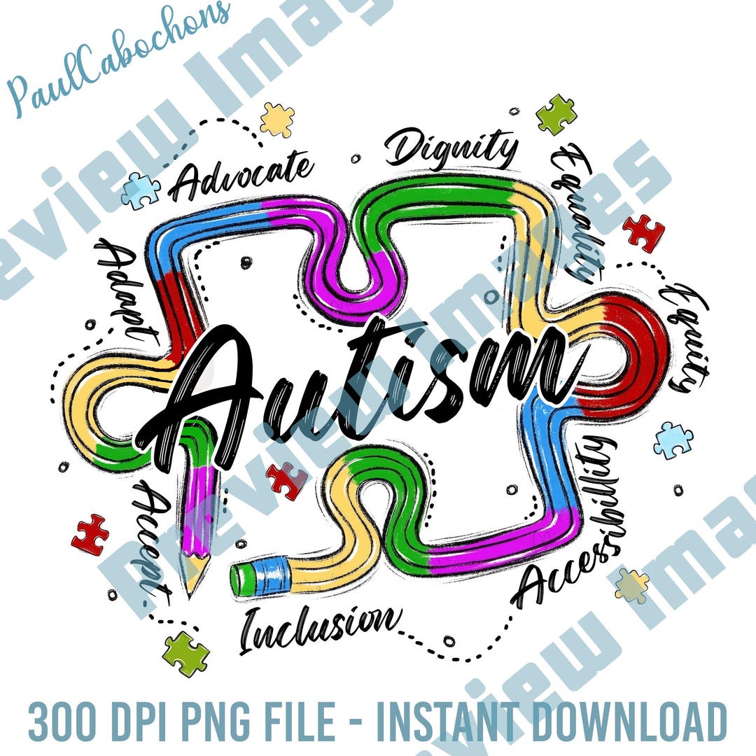 Autism Puzzle Piece Png, Autism Awareness Png, Autism Teacher Png ...
