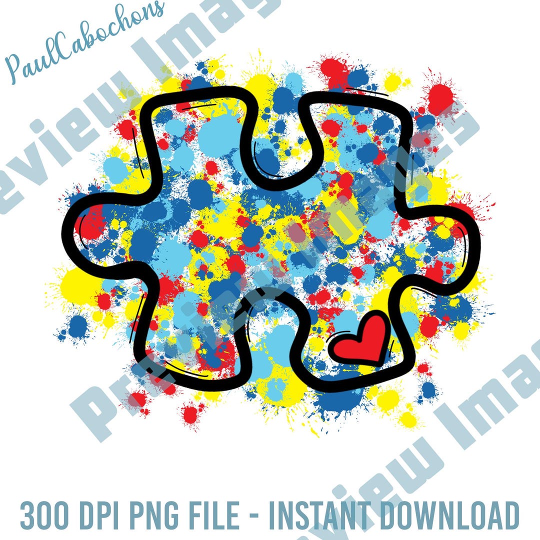 Autism Colorful Png, Autism Puzzle Piece Png, Autism Awareness Png ...