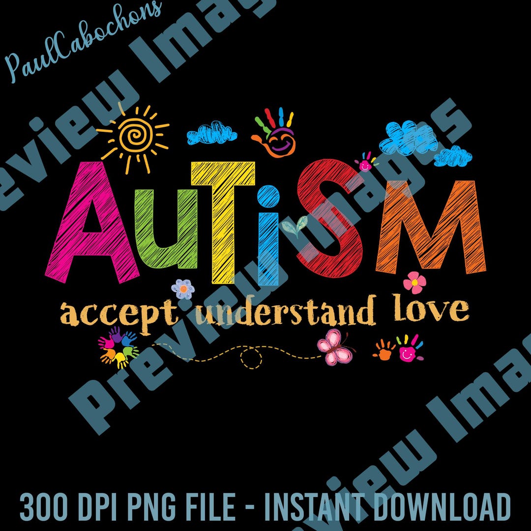 Autism Accept Understand Love Png, Autism Awareness Png, Autism ...