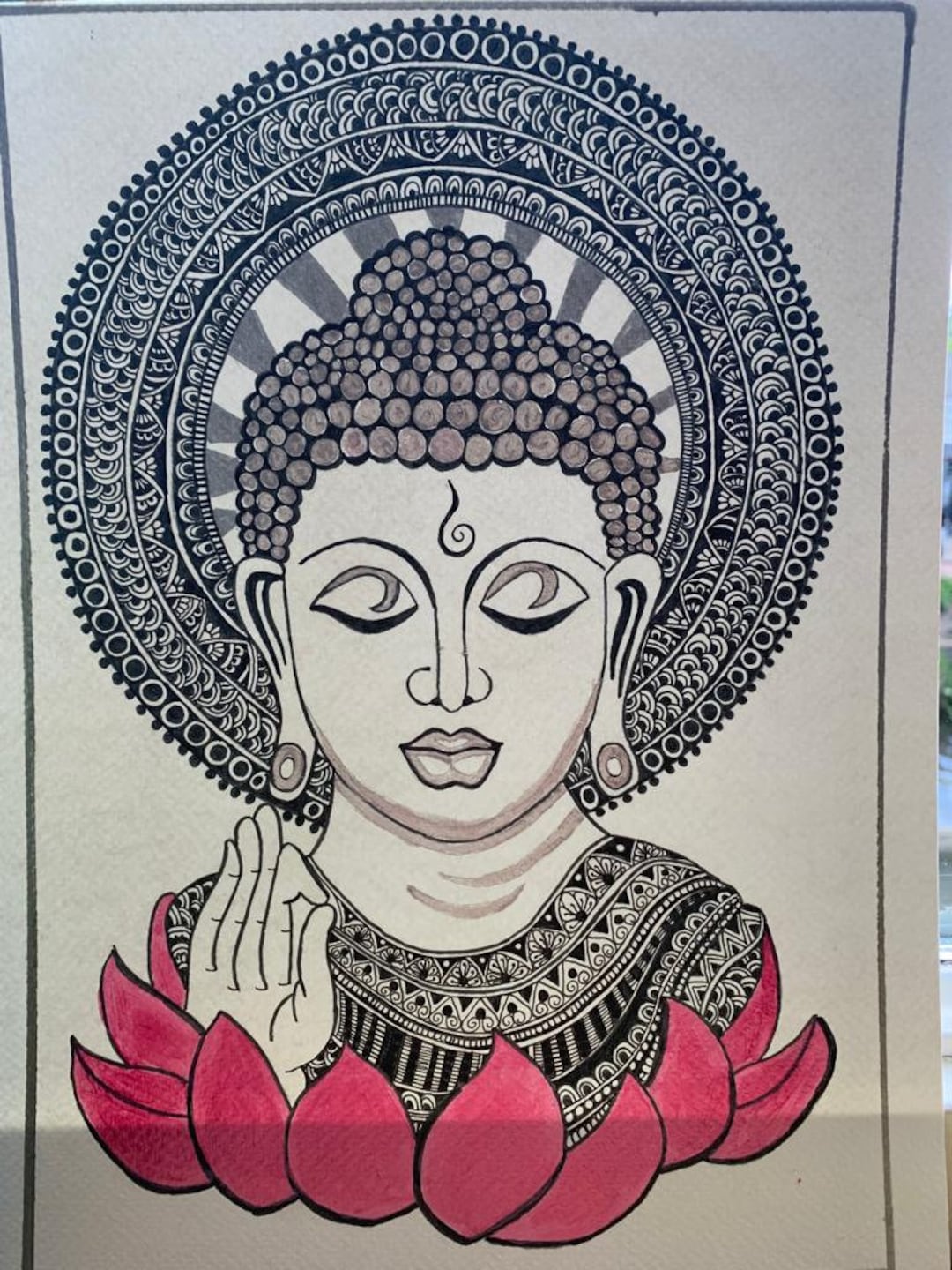 Lord Buddha Mandala Art - Etsy