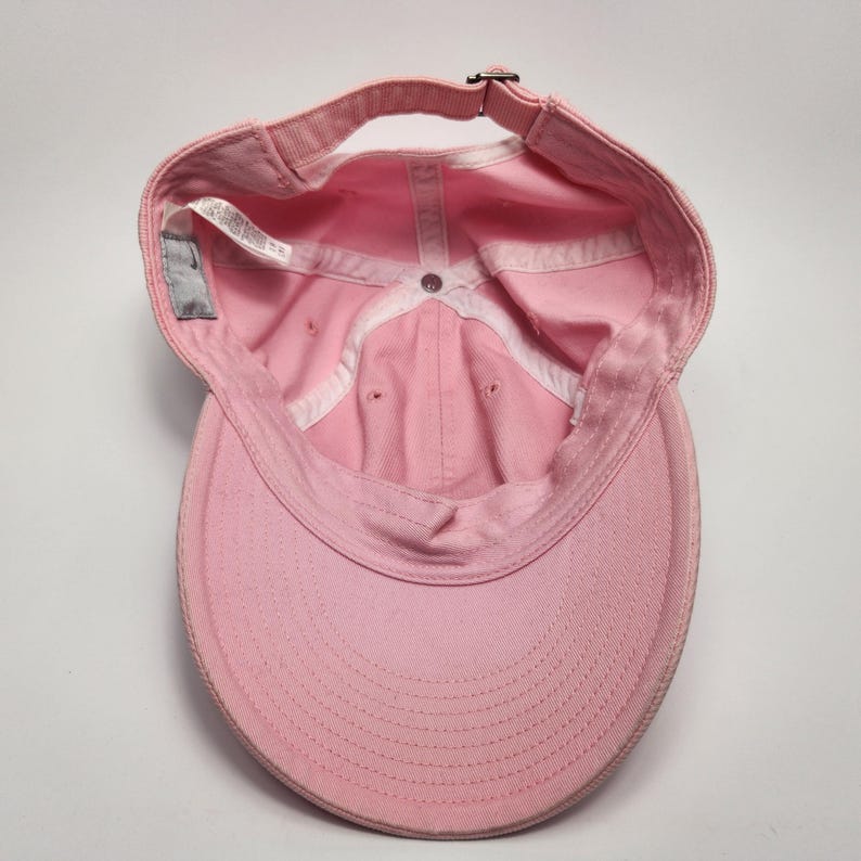 Vintage Nike Y2k White Logo Embroidery 00s Pink Cap Hat Headwear - Etsy