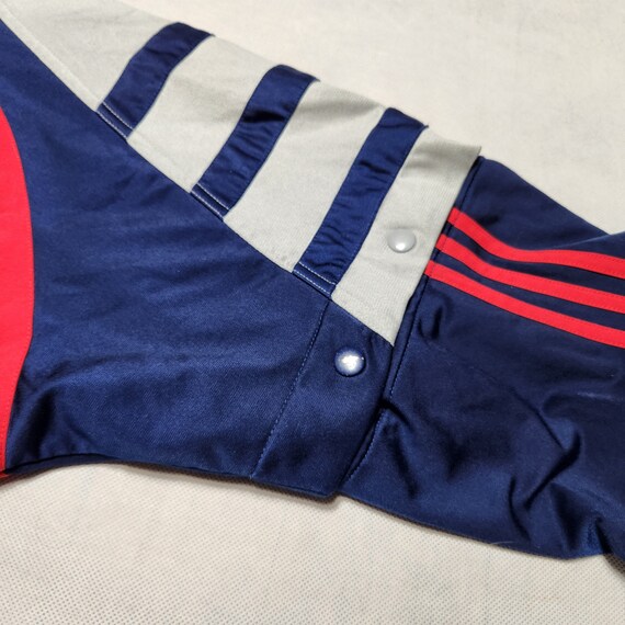 Vintage Adidas Hooded Track Top Track Jacket 3 Stripe… - Gem