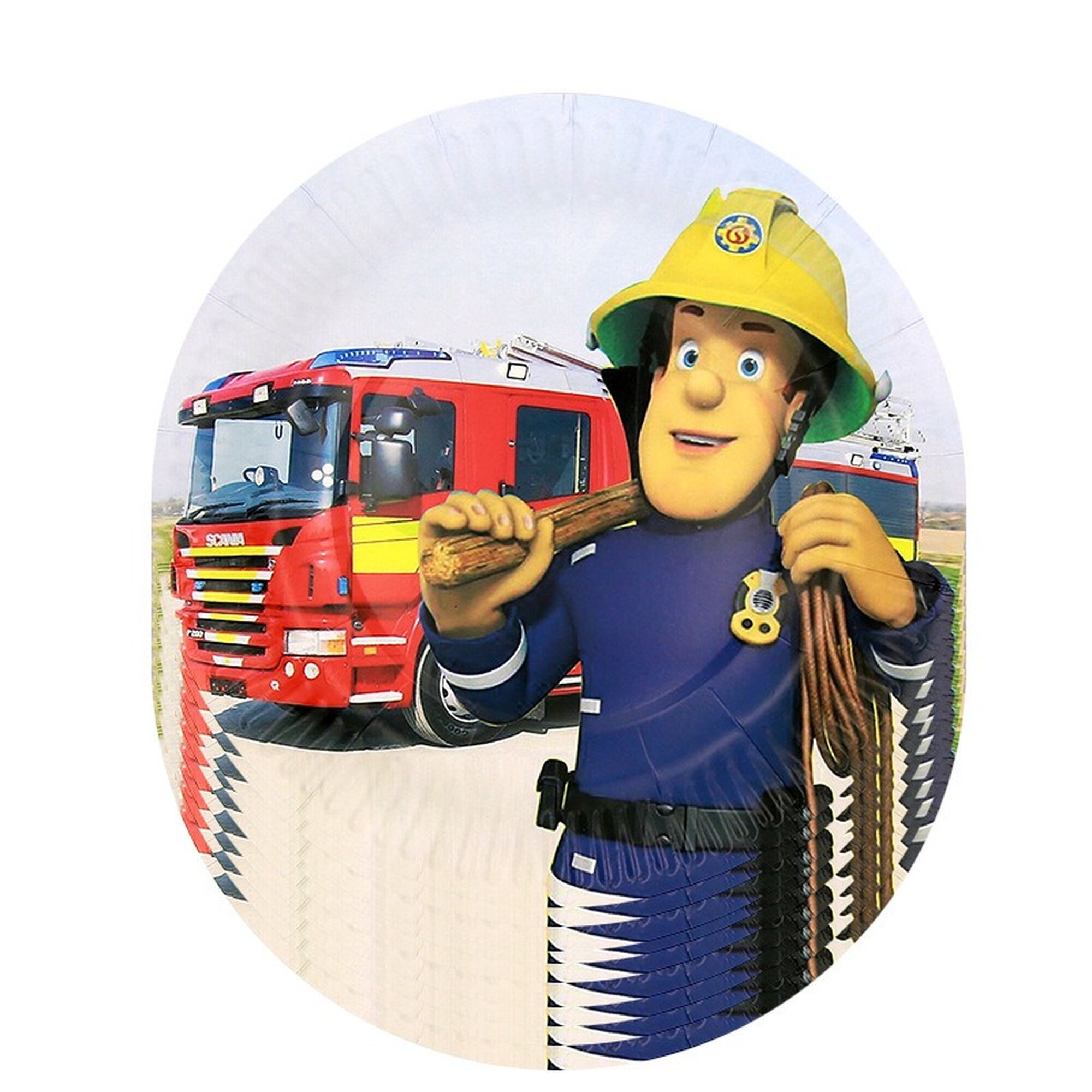 Fireman Sam Birthday Party Disposable Tableware Plate Cups - Etsy