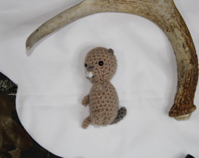 Mini Crocheted Wild Animals, Forest Animals, Woodchuck, Groundhog ...