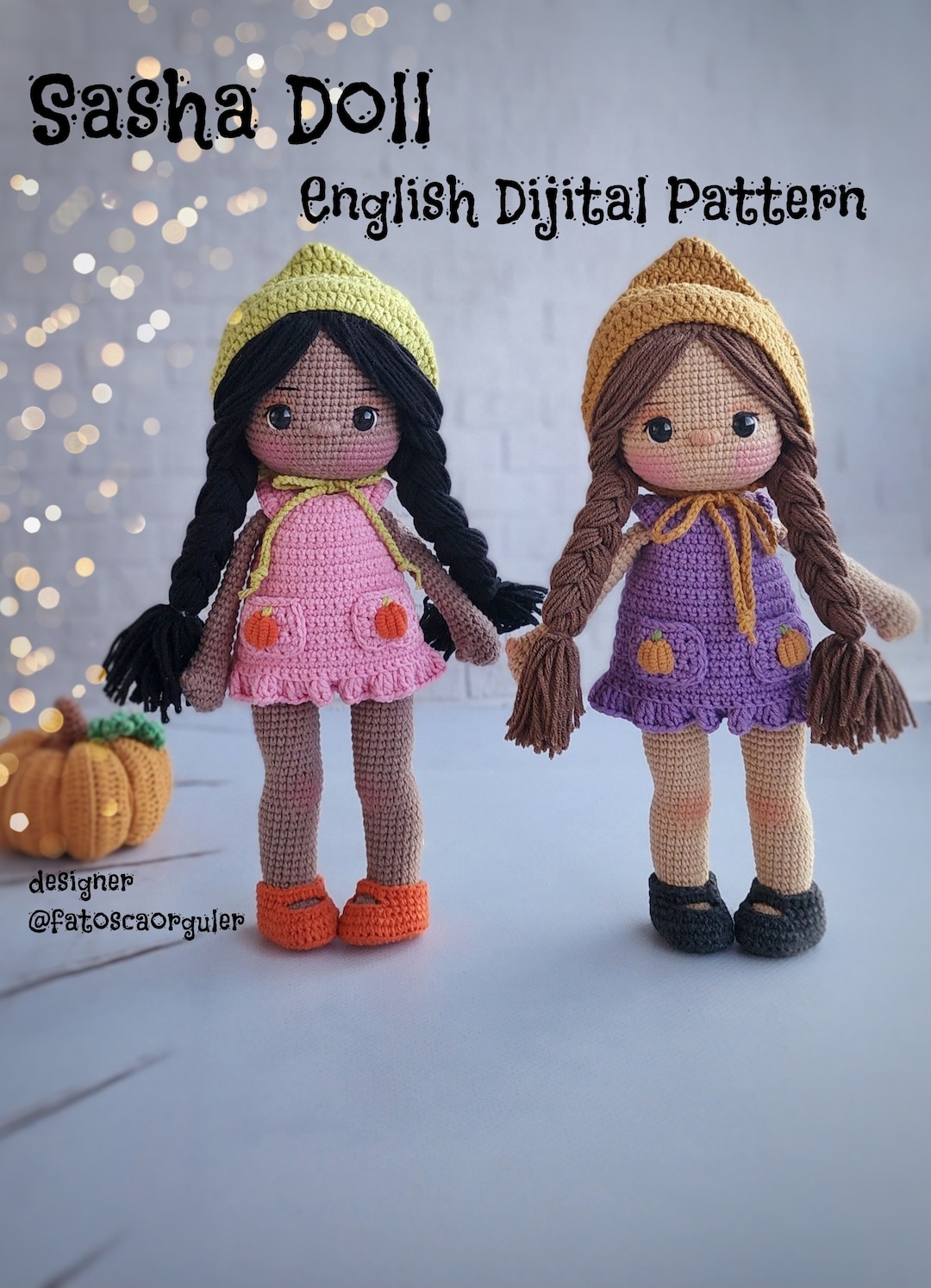 Sasha Doll Pattern, Amigurumi Doll Pattern, Amigurumi Tutorial, English ...