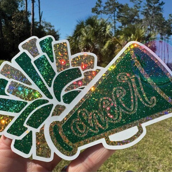 Cheerleader Decal - Etsy
