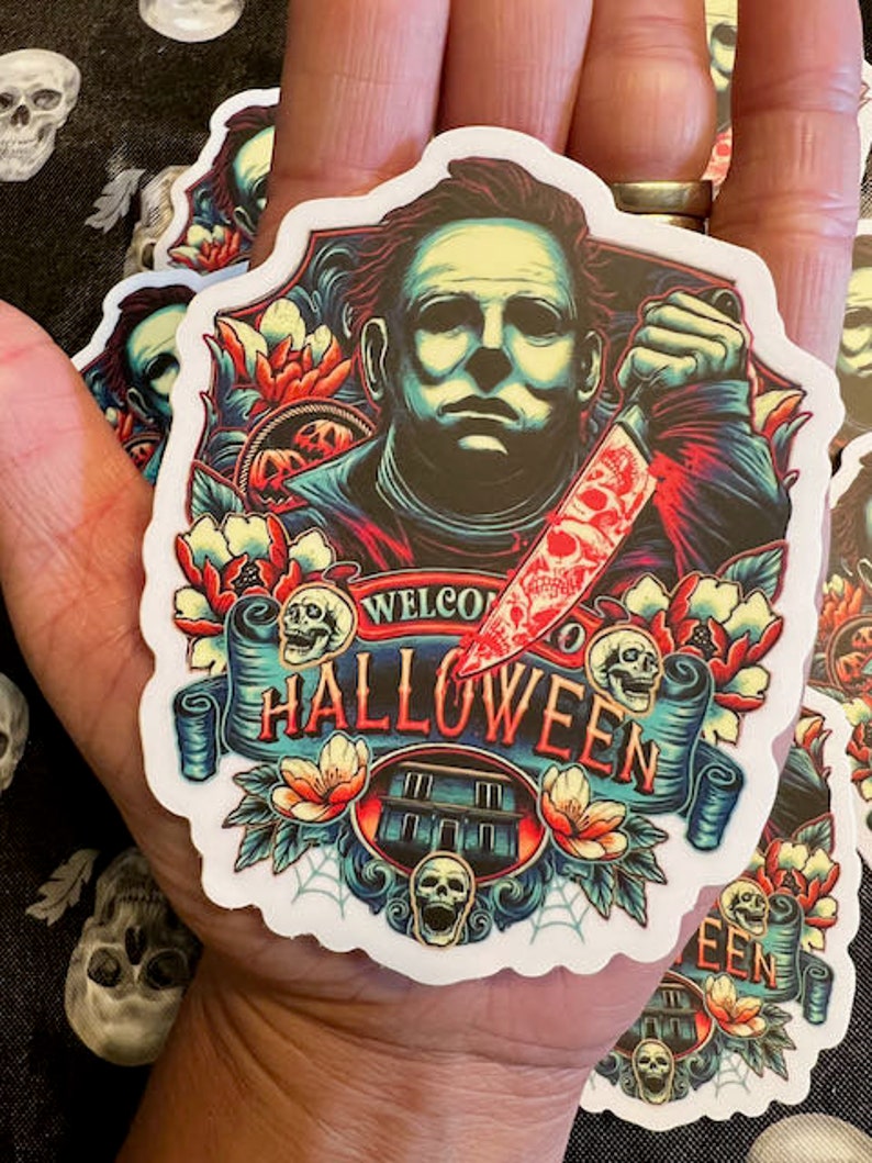 Michael Myers Stickers Horror Movie Stickers Car - Etsy