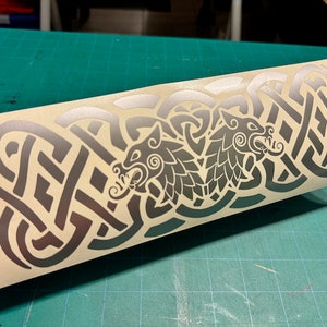 Ulfhednar Norse Decal - Viking Wolves - Odin's Warriors celtic Knot ...