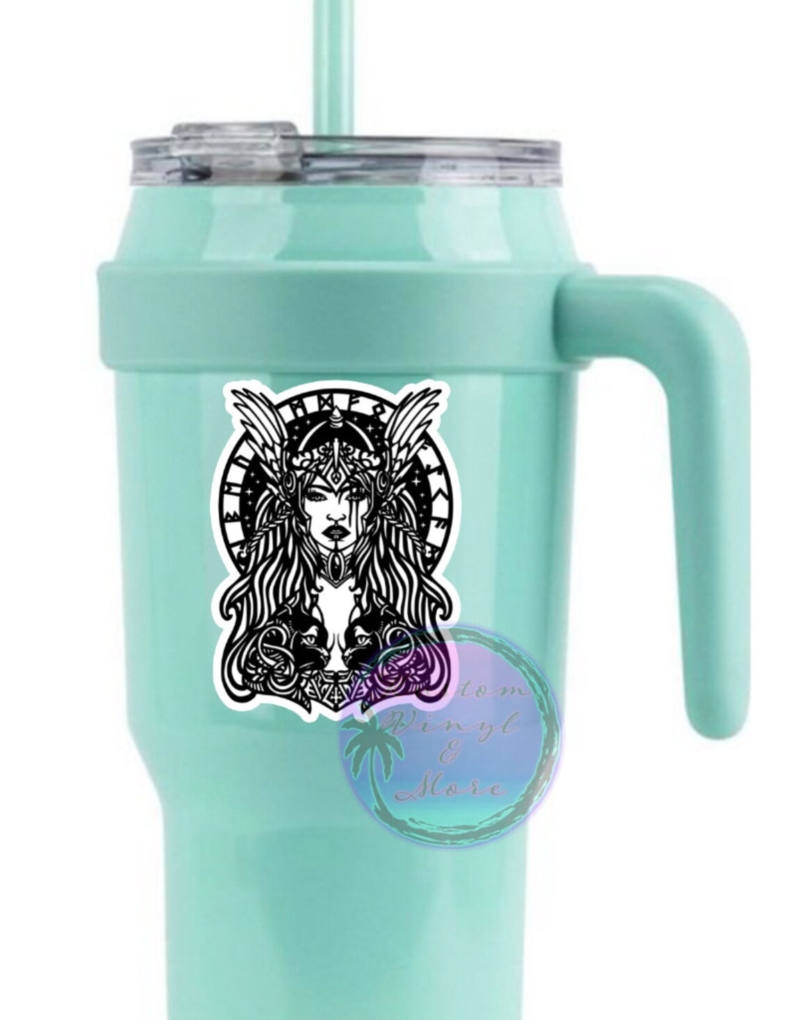 Viking Freja Sticker Nordic Freya Goddess Cats freyja Pagan - Etsy