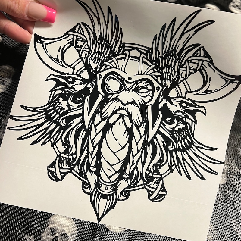 Raven Viking Patch - Etsy