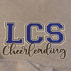 Custom Glitter Cheerleading Sweatshirts and Hoodies -RJ Personalized ...