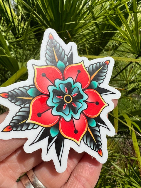 American Traditional Flower Design