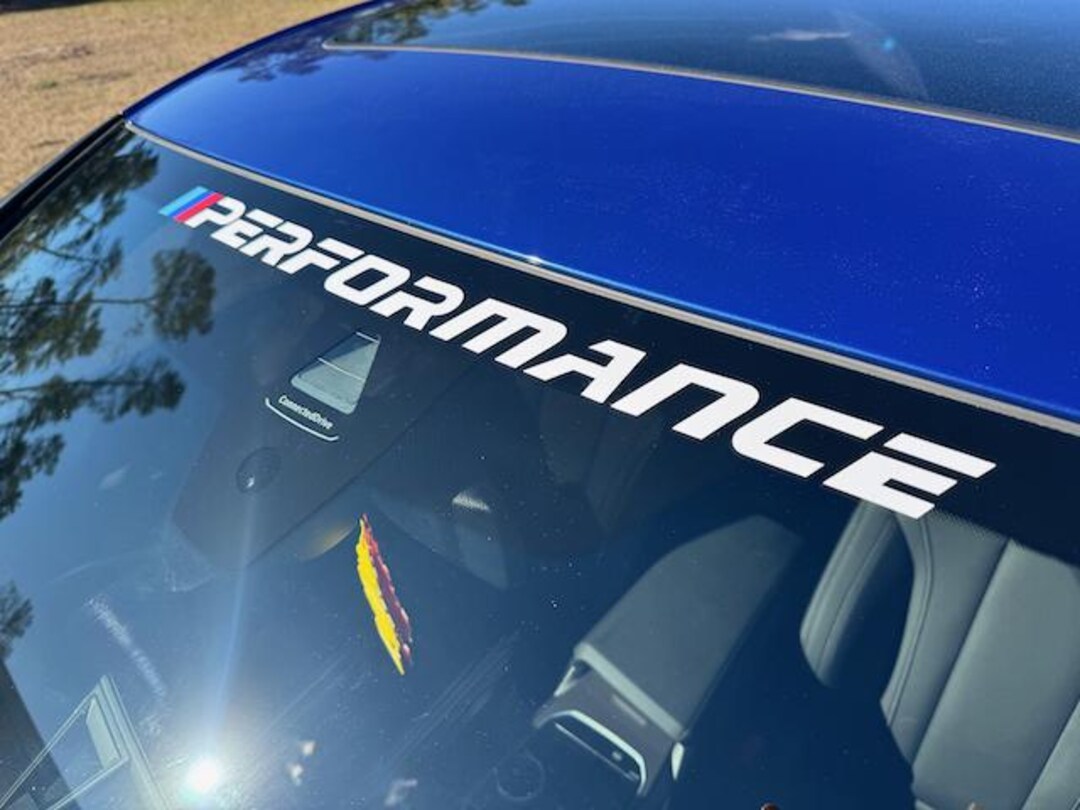 M Performance Windshield Decal - Etsy