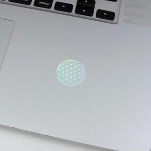 Flower of Life Sticker - Sacred Geometry Holographic - Windows Car ...