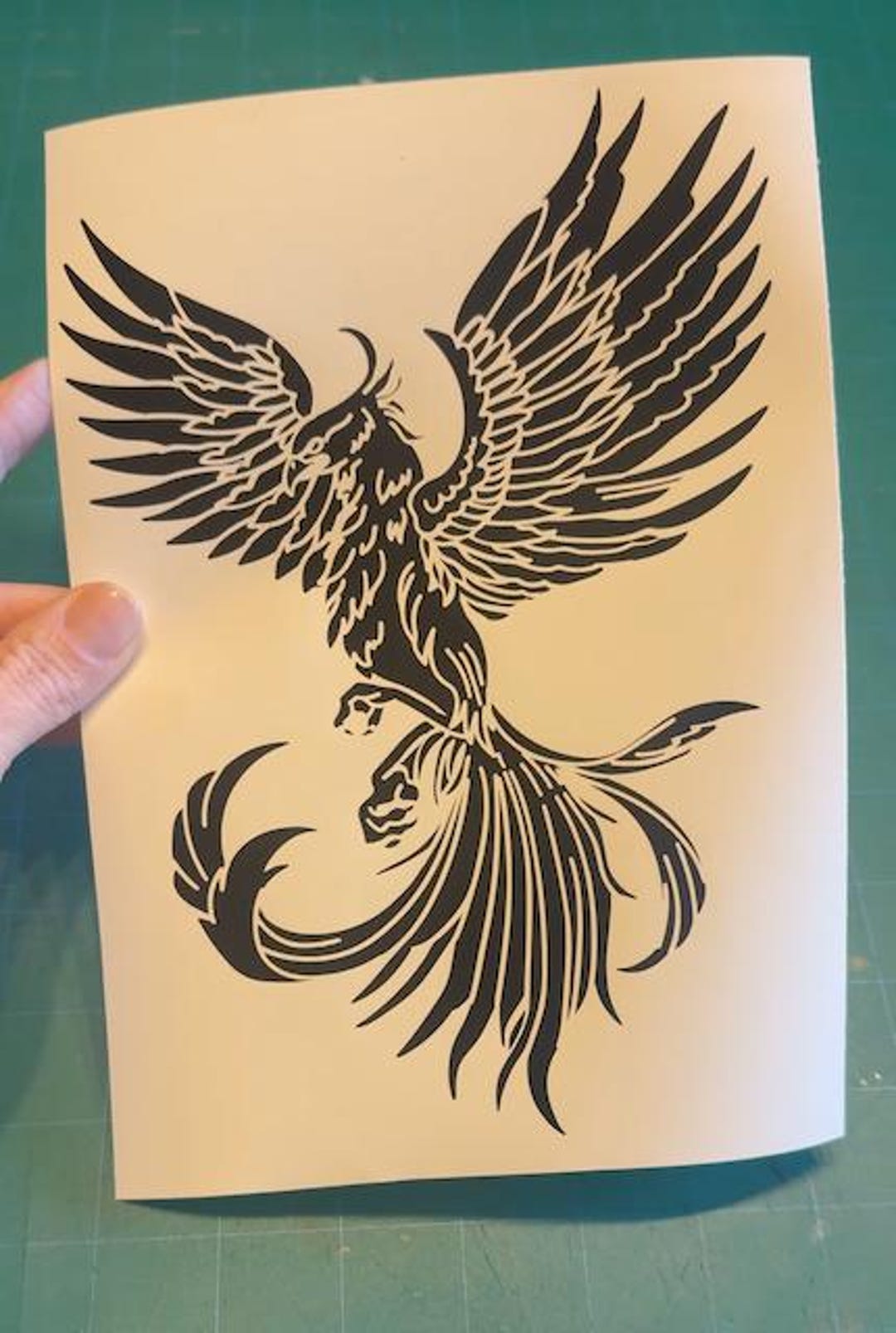 Phoenix Vinyl Decal - Immortal Bird Sticker - Greek Mythology Vinyl Car ...