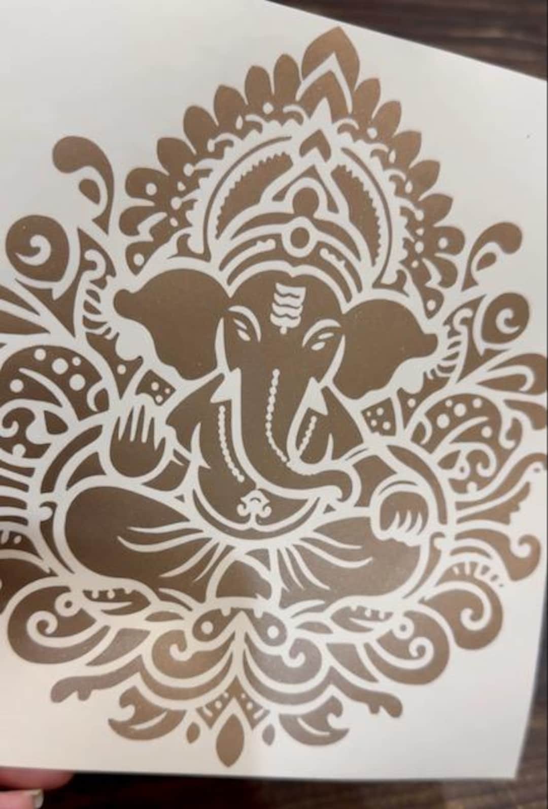 Lord Ganesha Decal Ganesh Vishnu Sticker Vinyl Car Laptop Decals ...