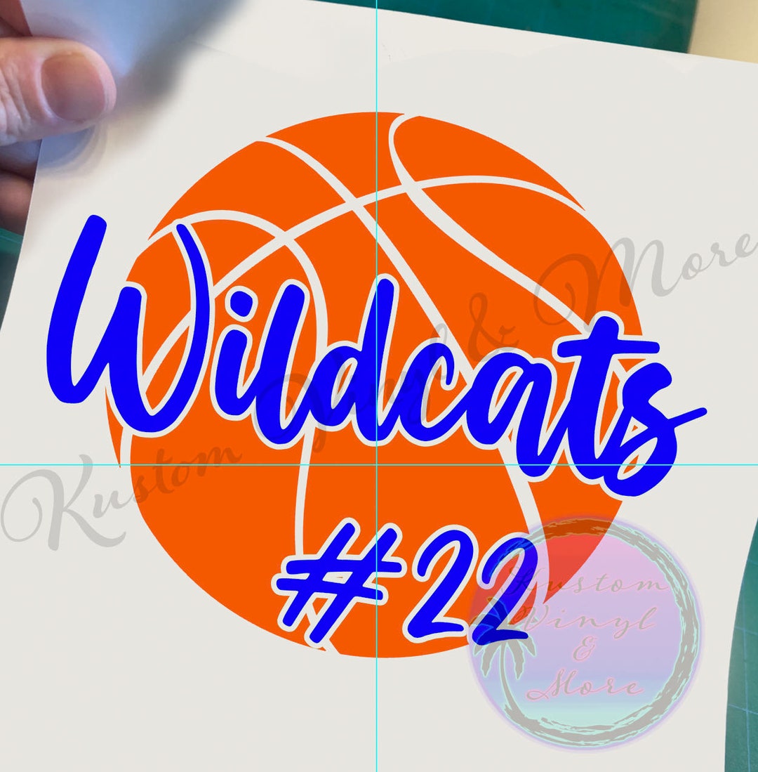 Personalized Basketball Name # Decal - Custom Basketball Vinyl Sticker ...
