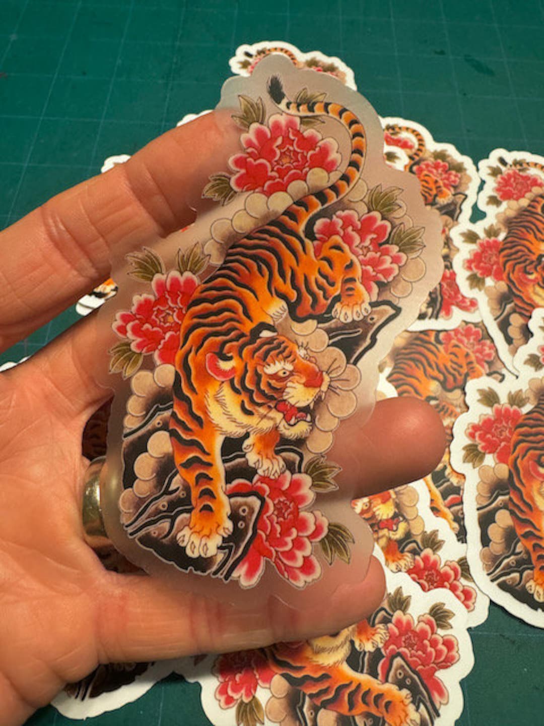 Japanese Tiger Tattoo Sticker (#1)- Japanese Traditional Tattoo Art ...