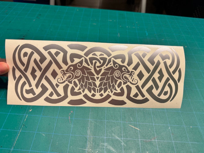 Ulfhednar Norse Decal - Viking Wolves - Odin's Warriors celtic Knot ...